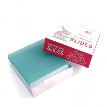 7101 SAIL BRAND MICROSCOPE SLIDES 1"x3", 72's/box